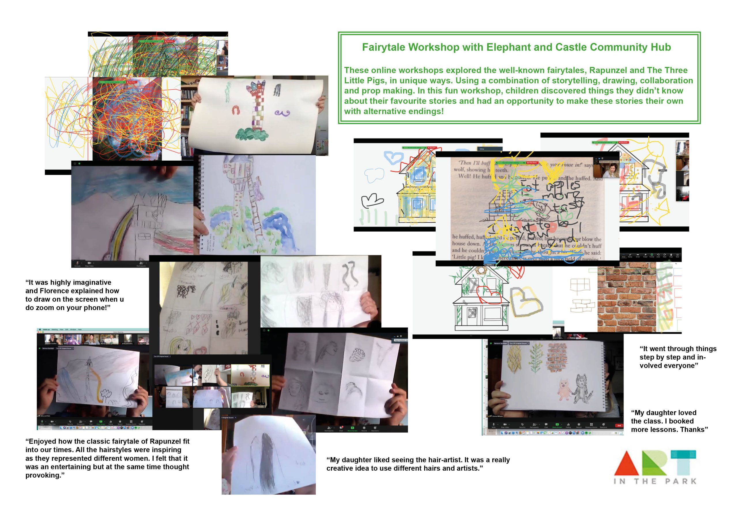 Fairytale Workshops with Elephant and Castle Community Hub – Art in the ...